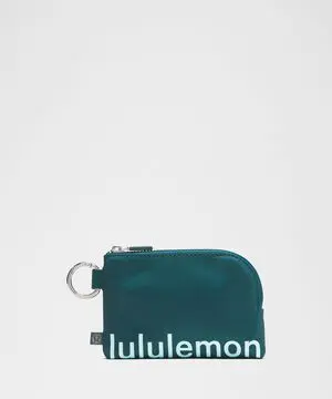 Lululemon Clippable Card Pouch Warp Teal/ideal Mint