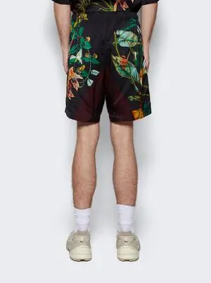 Dries Van Noten Dries Van Noten Piperi Printed Shorts Black