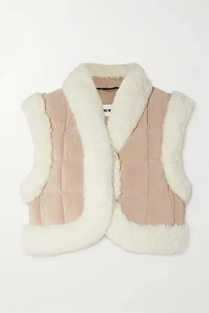 IENKI IENKI Keptar Cropped Down Vest - Neutrals