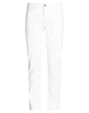 Costume National Cotton Elastane Trousers - White