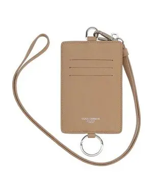 Dolce & Gabbana Crossbody Wallet Calfskin - Beige