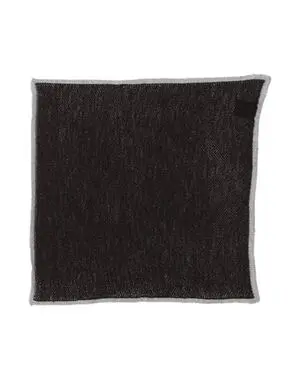 Canali Scarf Brick Silk, Cashmere - Brown