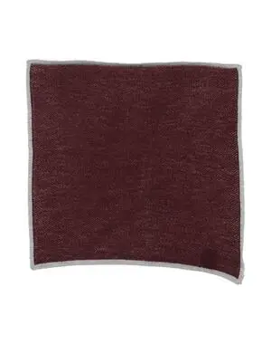 Canali Scarf Brick Silk, Cashmere - Red