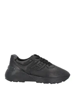 Hogan Leather Sneakers - Black
