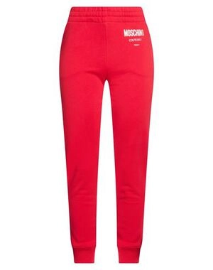 Moschino Couture Cotton Track Pants - Red