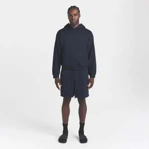 SKIMS Relaxed Fleece Hoodie - Navy