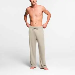 SKIMS Jersey Lounge Mens Relaxed Straight Leg Pant Shale