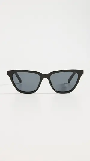 Le Specs Unfaithful Cateye Sunglasses - Black