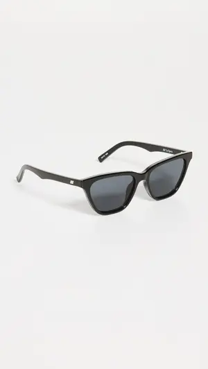 Le Specs Unfaithful Cateye Sunglasses - Black