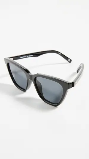 Le Specs Unfaithful Cateye Sunglasses - Black