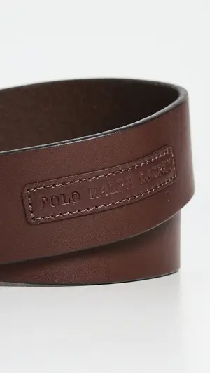 Polo Ralph Lauren Italian Saddle Leather Belt - Brown