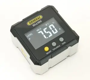 GENERAL TOOLS Digital Laser Level Box W/ Bright Led Screen