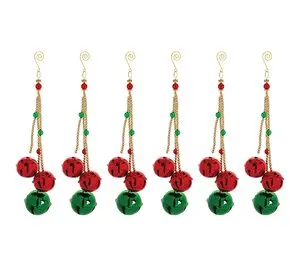 MELROSE Sleigh Bell Drop Ornament - One-color