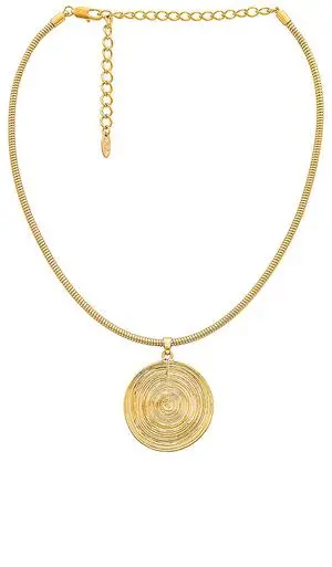 Ettika Statement Disc Choker - 18k Gold Plated