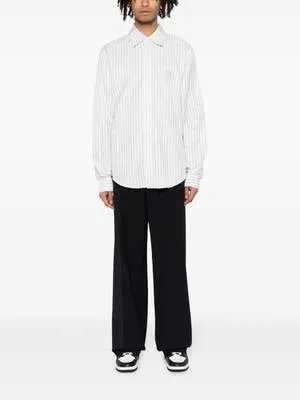 Amiri Logo-embroidered Striped Shirt