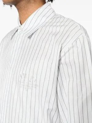 Amiri Logo-embroidered Striped Shirt