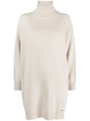 Kiton Roll-neck Cashmere Dress