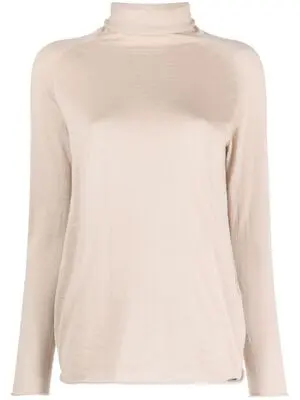 Kiton Fine-knit Cashmere-blend Jumper - Brown