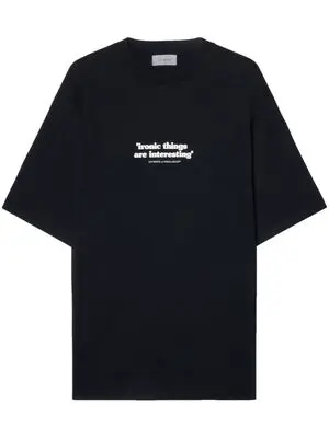 Off-White Ironic Quote-print Cotton T-shirt