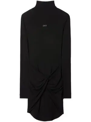 Off-white Textured Cocktail Dresses
