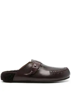 BUTTERO® Glamping Leather Slippers