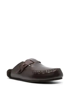 BUTTERO® Glamping Leather Slippers