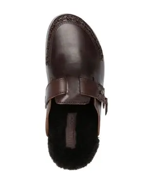 BUTTERO® Glamping Leather Slippers