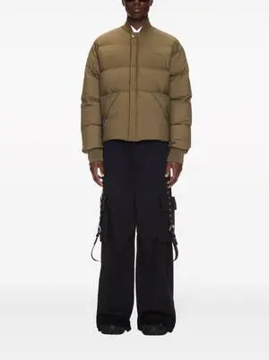 Off-White Arrow Puffer Jacket - Brown