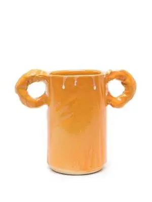 NIKO JUNE Studio Paint-splatter Ceramic Vase