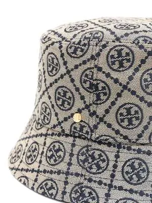 Tory Burch Logo-jacquard Bucket Hat - Blue