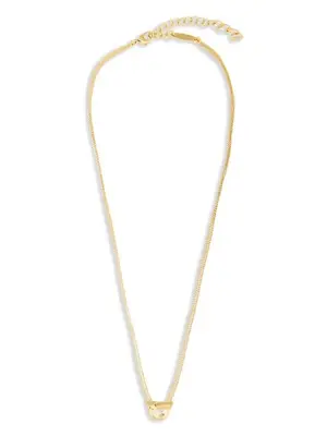 FERRAGAMO Gancini Pendant Layered Necklace - Gold