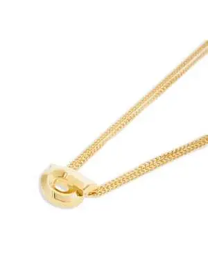 FERRAGAMO Gancini Pendant Layered Necklace - Gold