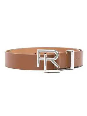 Ralph Lauren Logo-buckle Leather Belt - Brown