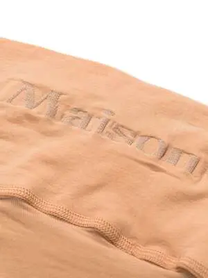 MAISON CLOSE Seamless Crotchless Semi-sheer Tights