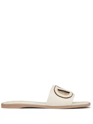 Valentino Garavani Vlogo Cut-out Sandals - White