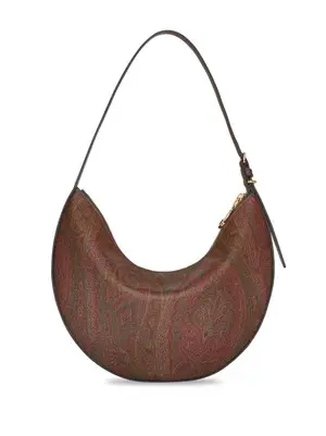 Etro Essential Arnica Bag In Paisley Print - Brown