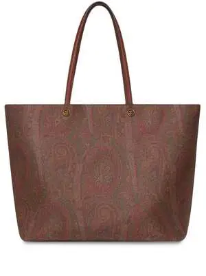 Etro Essential Maxi Tote Bag - Brown