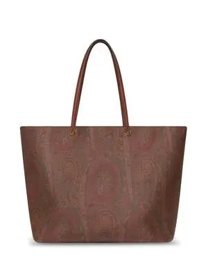Etro Essential Maxi Tote Bag - Brown