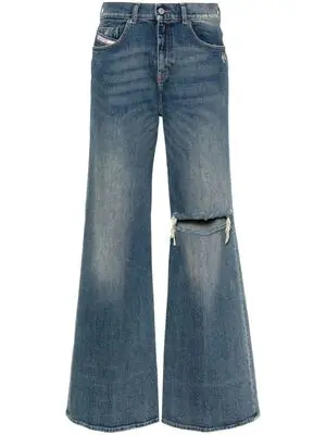 DIESEL® 1978 D-akemi Wide-leg Jeans - Blue