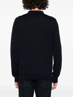 Corneliani Fine-knit Virgin Wool Polo Shirt