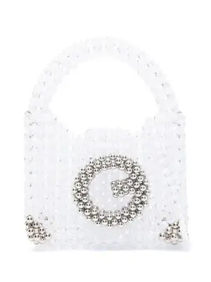 Germanier Bead-embellished Tote Bag - Neutrals