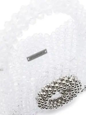 Germanier Bead-embellished Tote Bag - Neutrals