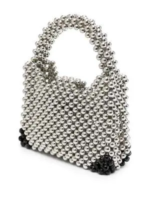 Germanier Bead-embellished Tote - Silver