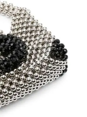 Germanier Bead-embellished Tote - Silver