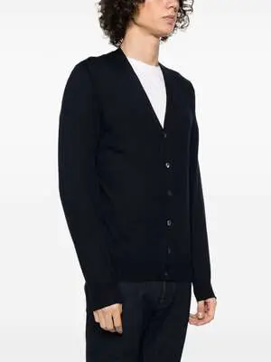 Corneliani V-neck Virgin Wool Cardigan