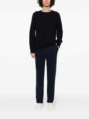 Corneliani Crew-neck Fine-knit Jumper - Blue