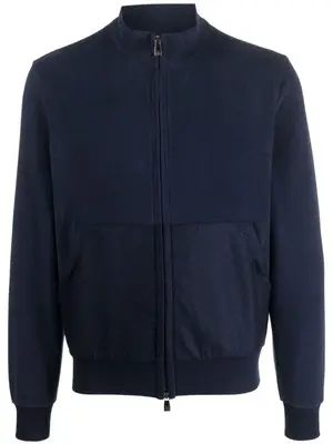 Corneliani Mock-neck Zip-up Sweatshirt