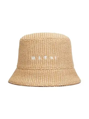 Marni Logo-embroidered Bucket Hat