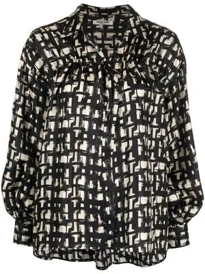 Max & Moi Lua Silk Blouse