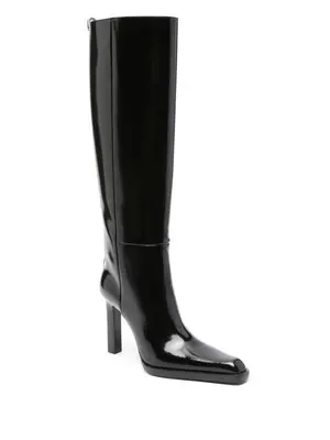 Saint Laurent Nina 95mm Leather Boots